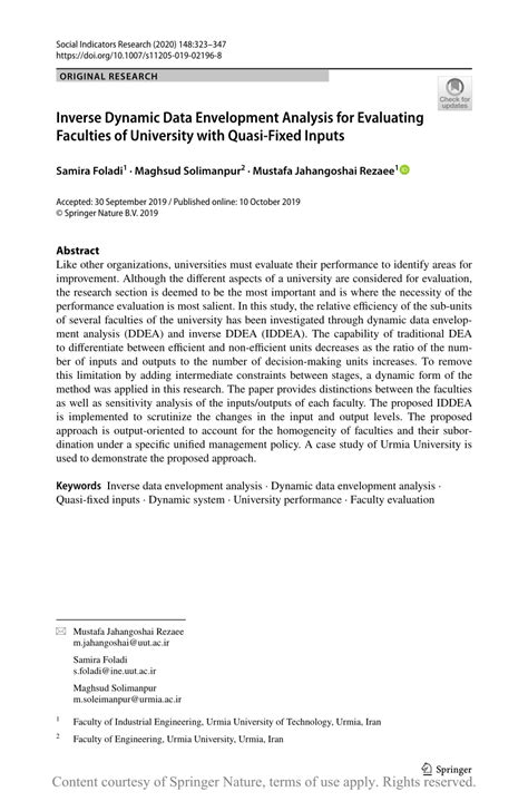 Inverse Dynamic Data Envelopment Analysis For Evaluating Faculties Of University With Quasi