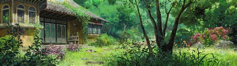 The Secret World Of Arrietty Lush Anime Hd Wallpaper Escape