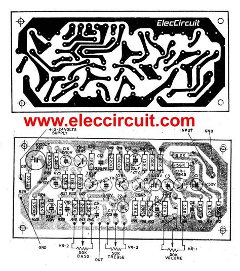 7 Tone Control Circuit Diagram With Pcb Layout Artofit