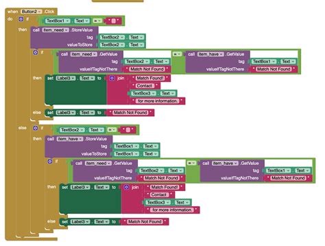 A Matching Demand And Request System Using Tiny Db Mit App Inventor Help Mit App Inventor
