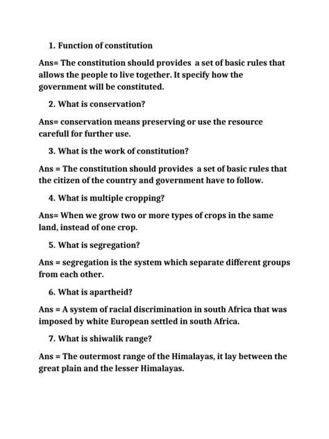 Function Of Constitution Pdf