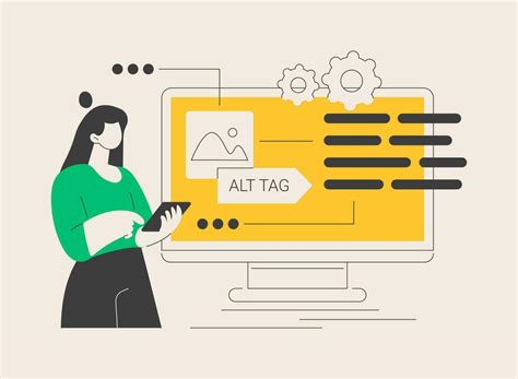 alt tag optimization abstract concept vector illustration 35793935