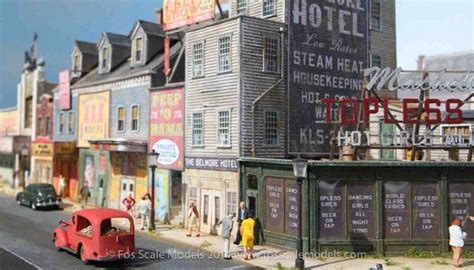 Red Light District Ho Scale Kit Fos Scale Models