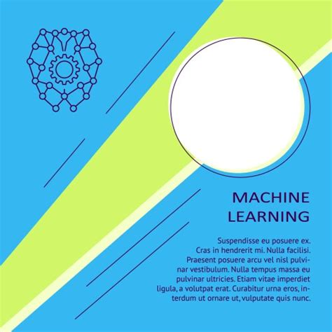 Machine Learning Algorithms Banner With Text Vector Image