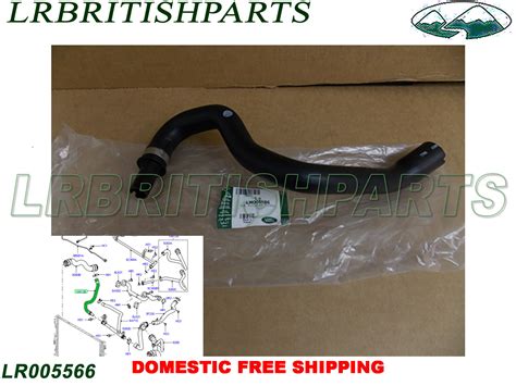 Land Rover Hose Heater Water Thermostat To Bottom Hose Lr2 32l Oem New