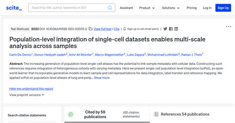 Population Level Integration Of Single Cell Datasets Enables Multi Scale Analysis Across Samples