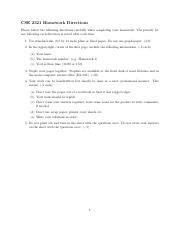 CSE2321 Homework Directions Pdf CSE 2321 Homework Directions Please