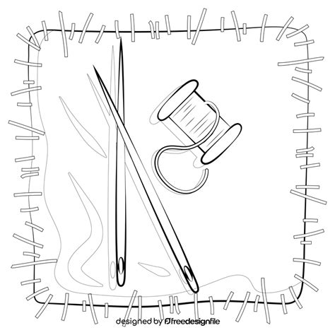 Quilting Clip Art Black And White