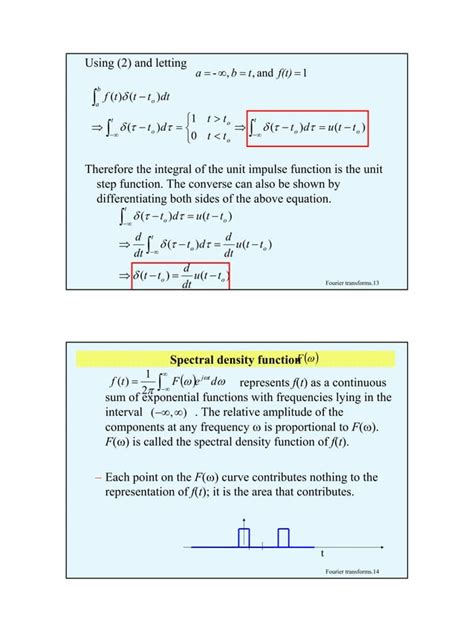 Fourier Transform Ppt And Material For Mathematics Subject Pdf