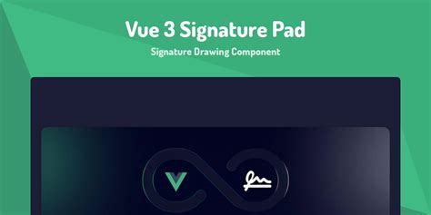 vue 3 signature pad signature drawing component made with vue js