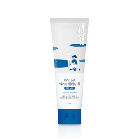 Round Lab For Men Birch Juice Shaving Cleansing Foam 120ml Soonsu Beauty