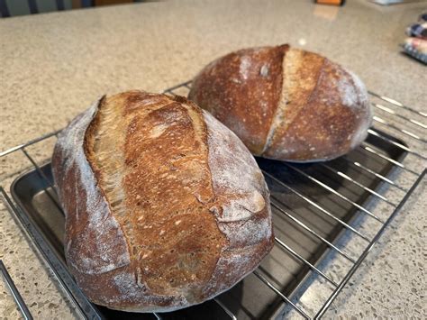 First Bake Following A Ken Forkish Recipe Comments Critiques Wanted What Happened To The Boule