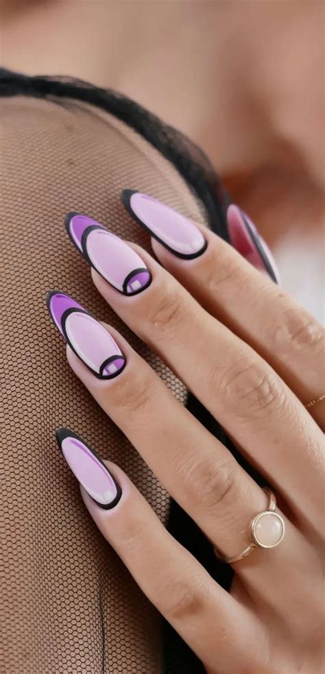 Purple Gel Nail Designs