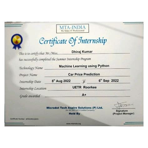 Dhiraj Kumar On Linkedin Connections Intern Machinelearning Mta