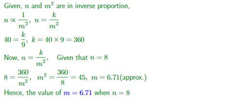 GCSE Guide To Inversely Proportional Equations Key Question