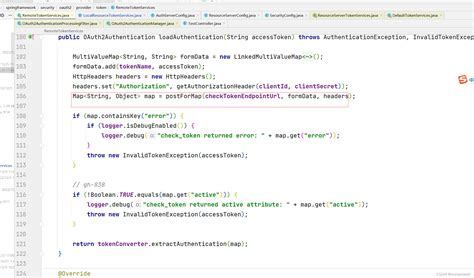 五springcloudsecurityoauth2 自定义resourceservertokenservices优化oauth2