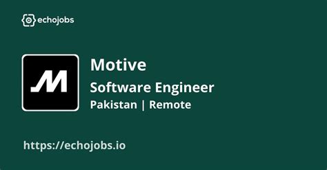 Motive Is Hiring Software Engineer Aiinfra Pakistan Remote Kubernetes Spark Machine