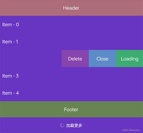 Android Recyclerview 侧滑菜单长按拖拽加载更多headerfooterandroid Comgithub