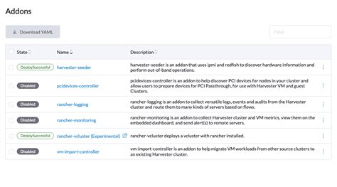 Rancher Manager Experimental Harvester