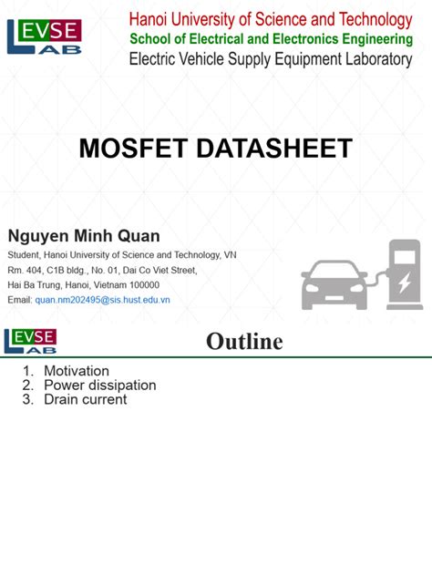 Datasheet Mosfet Explain Pdf