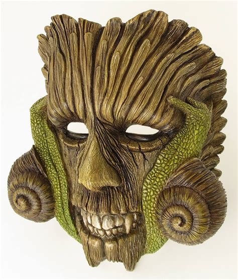 Green Man Mask Woodland Mask Creepy Mask Scary Mask Creepy Masks