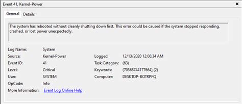 windows 10 event 41 kernel power only while downloading from gog