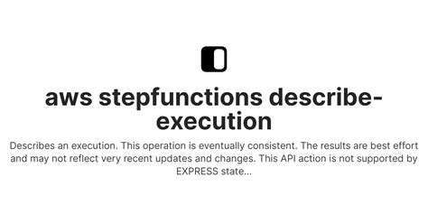 aws stepfunctions describe execution fig