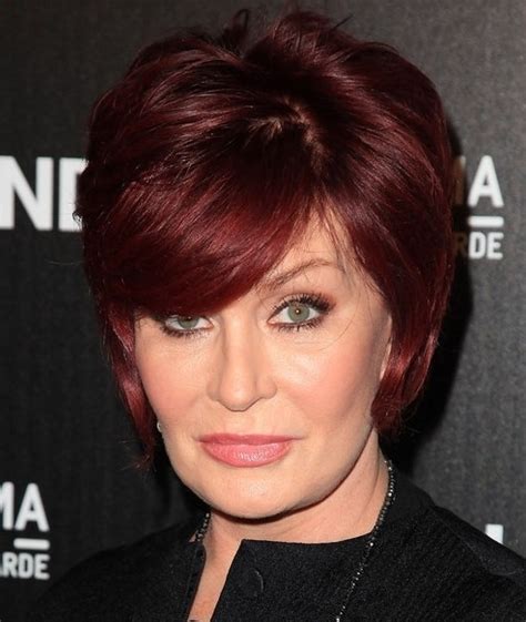 Short Hair Sharon Osbourne Hair Short Hair Styles Short Hair With Bangs