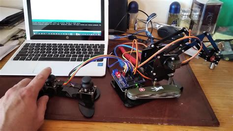 Arduino Robot Arm Robotická Ruka Youtube