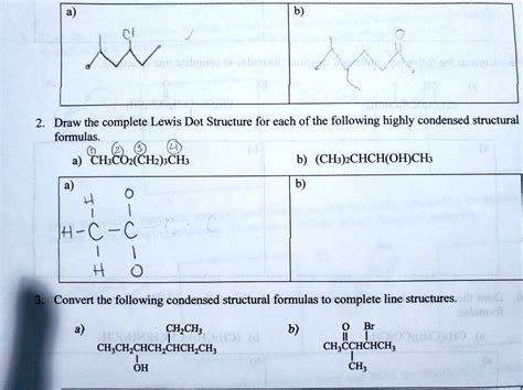 Solved 2 Draw The Complete Lewis Dot Structure For Each Of The