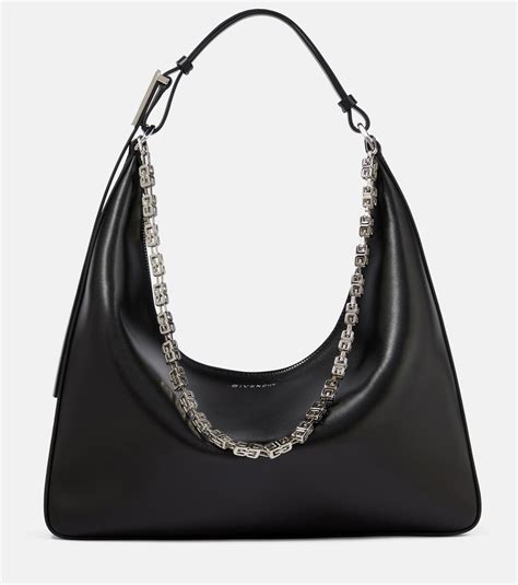 Givenchy Moon Cut Out Medium Leather Shoulder Bag Givenchy
