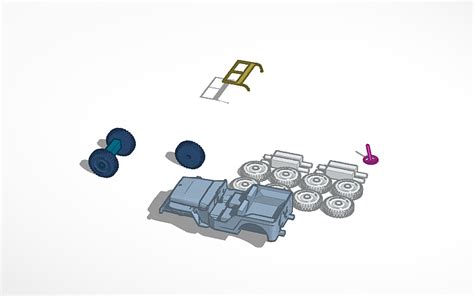 3d Design Jeep Bits Tinkercad