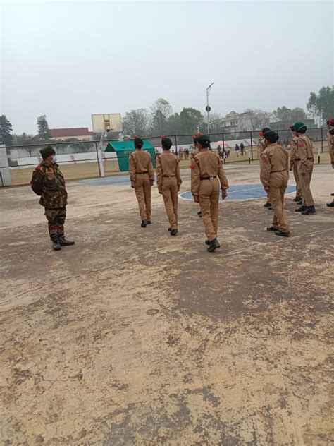 Taking Classes Of Ncc India Ncc