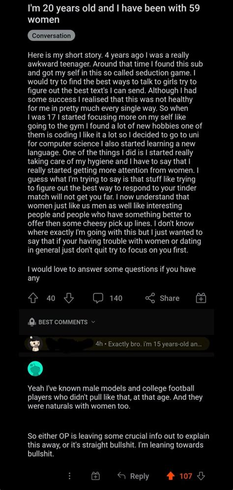 I Too Had Sex With 44 Women Just The Day I Got Into Coding School R