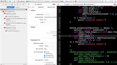 Ios開發中突如其來的 Override Can Only Be Specified On Class Member錯誤排除