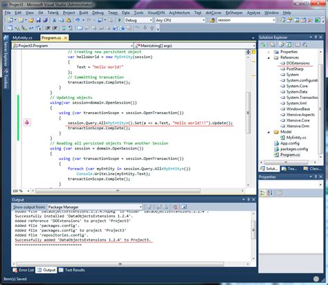 DataObjects Net Team Blog DataObjects Net Extensions Part 1