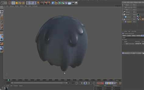 【c4d要跪着学】8分钟学会液态水滴融合效果哔哩哔哩bilibili