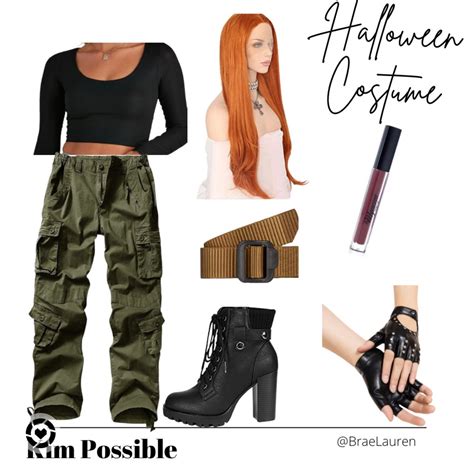 Kim Possible Diy Halloween Costume Kim Possible Costume Kim Possible