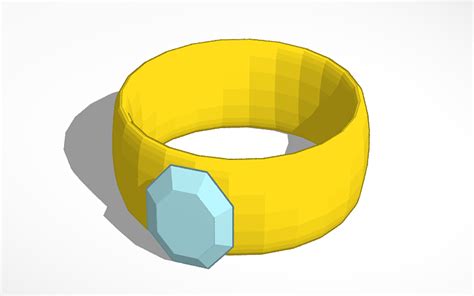 3d Design Diamond Ring Tinkercad