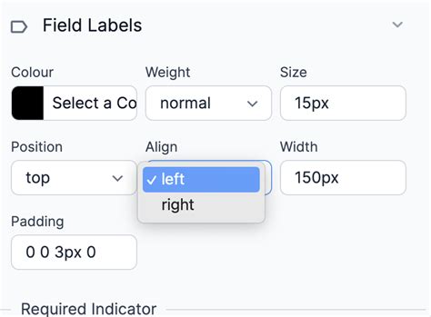How To Get A Field Label Text To Align Center Formidable Forms