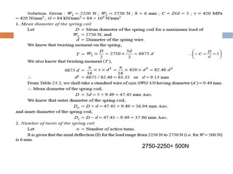 Mechanical Springs Lecture 3 Problems 1 PPTX