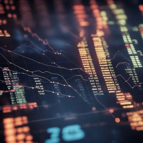 Premium Ai Image Financial Figures Analyzing Stock Market Data For