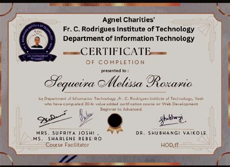 Completed A 30 Hour Web Development Course Melissa Sequeira Posted On The Topic Linkedin