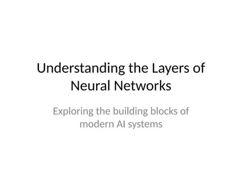 Neural Network And Sdg Goal From Decoding Pptx