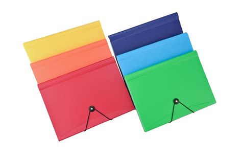 7p Expanding Folder With Labels And Elastic Closure Weishu