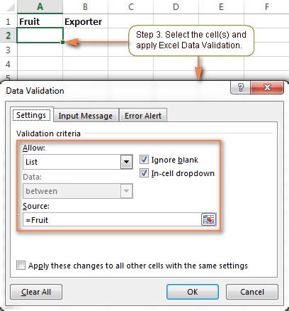 How To Make A Dependent Cascading Drop Down List In Excel