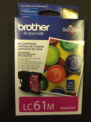 Brother Innobella Ink Cartridge Lc61m Magenta Ebay
