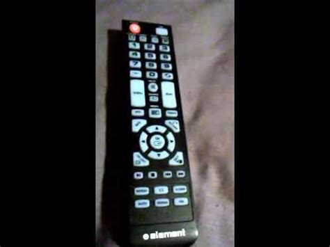Element Tv Remote Controller Instruction Manual Youtube