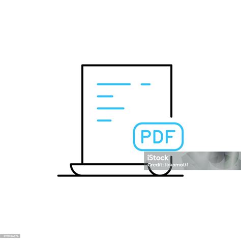 어도비 아크로뱃 Pdf 파일 편집 가능한 획이 있는 두 가지 색상의 선 아이콘입니다 아이콘은 웹 디자인 모바일 앱 Ui Ux 및 Gui 디자인에 적합합니다 Slide