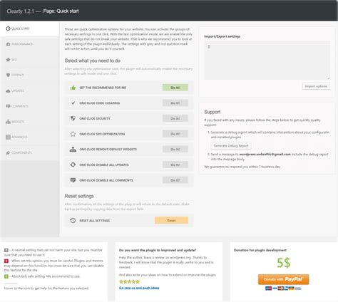Clearfy Wordpress Optimization Plugin Overview And Review Ask The